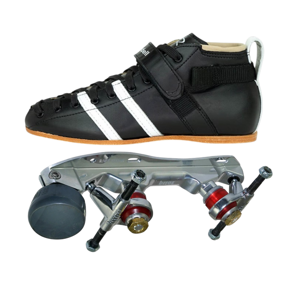 Riedell/Atom Skates - League with Pilot Falcon Plates Combo - Roller S ...